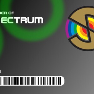 La credencial de identificación Spectrum Cosplay personalizada viene ...