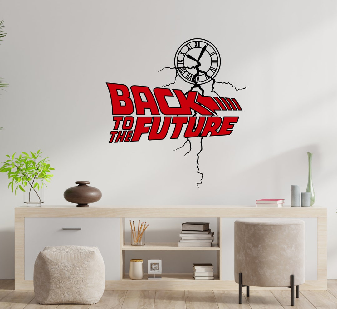 Back to the Future Inspired Vinyl Sticker Wall Decal - Etsy