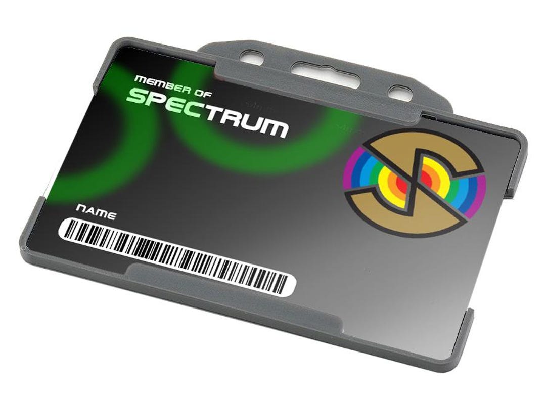 La credencial de identificación Spectrum Cosplay personalizada viene ...