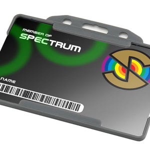 La credencial de identificación Spectrum Cosplay personalizada viene ...