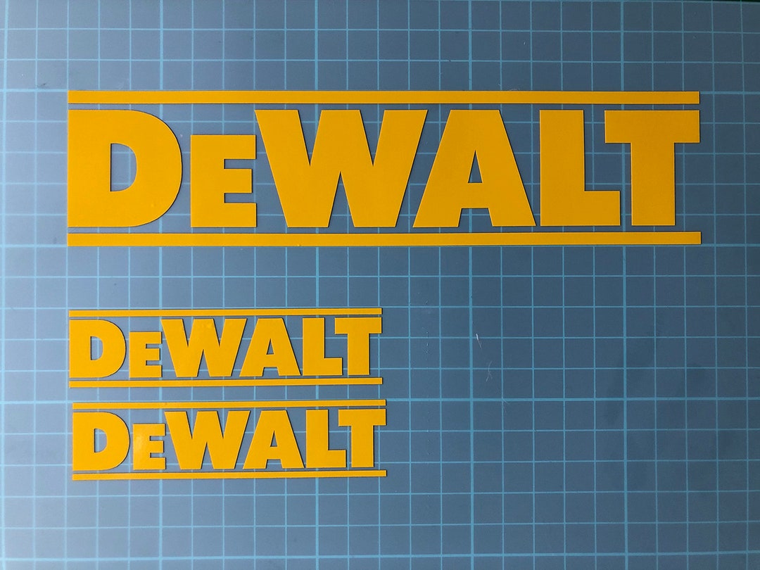 Dewalt Vinyl Decals: Gloss/matte Stickers - Etsy