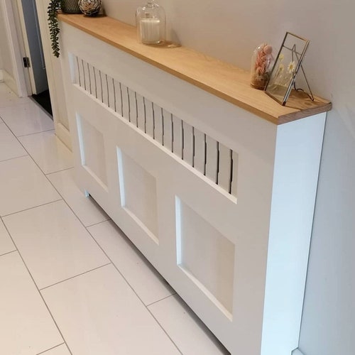 Oak Top Custom Radiator Cover | Etsy UK