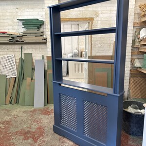 Regency Grill Bookcase Radiator Cover F&B Stiffkey Blue - Etsy