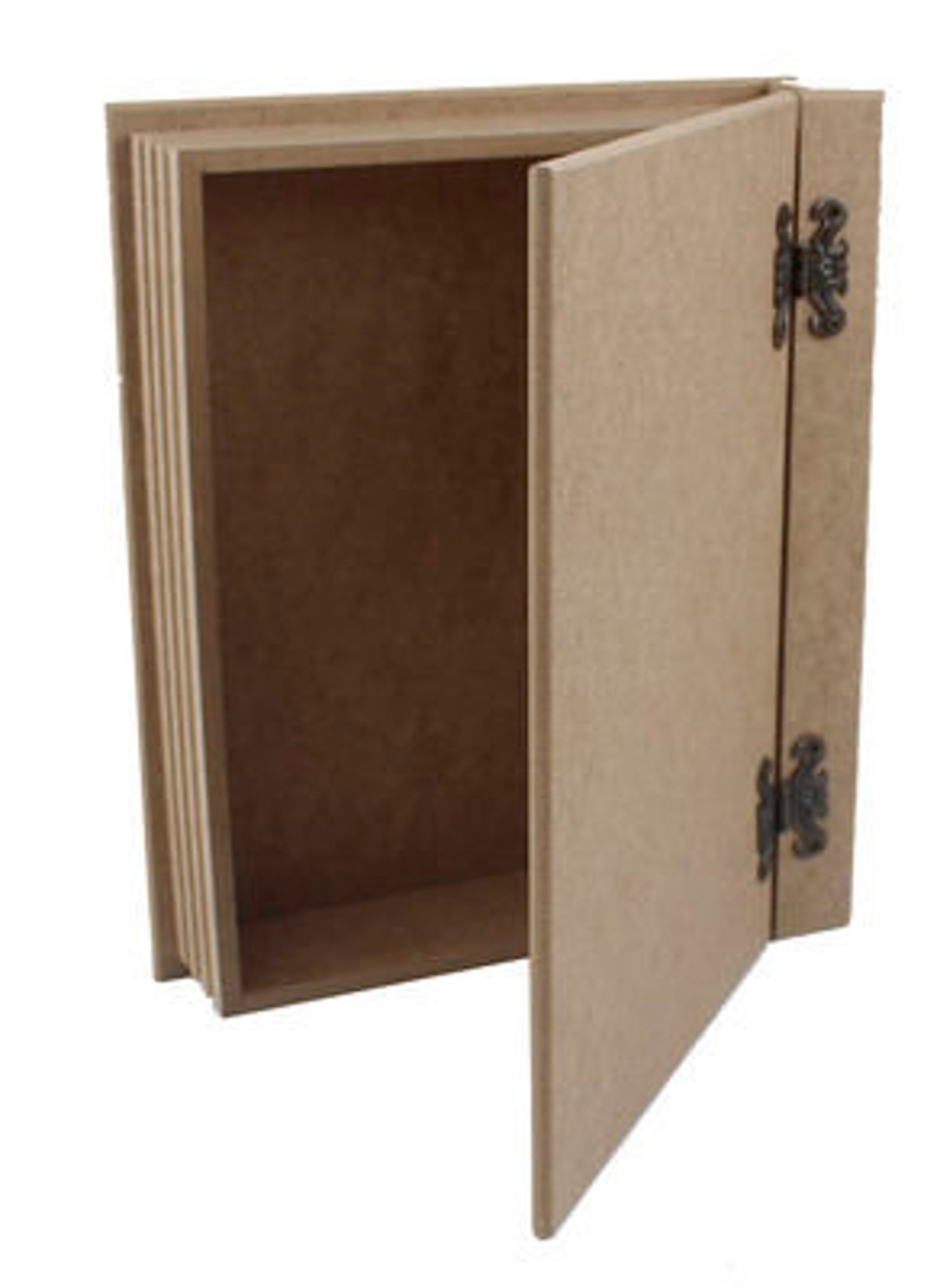 Book Wood Box Unfinished Large Wooden Box Storage Jewelry - Etsy