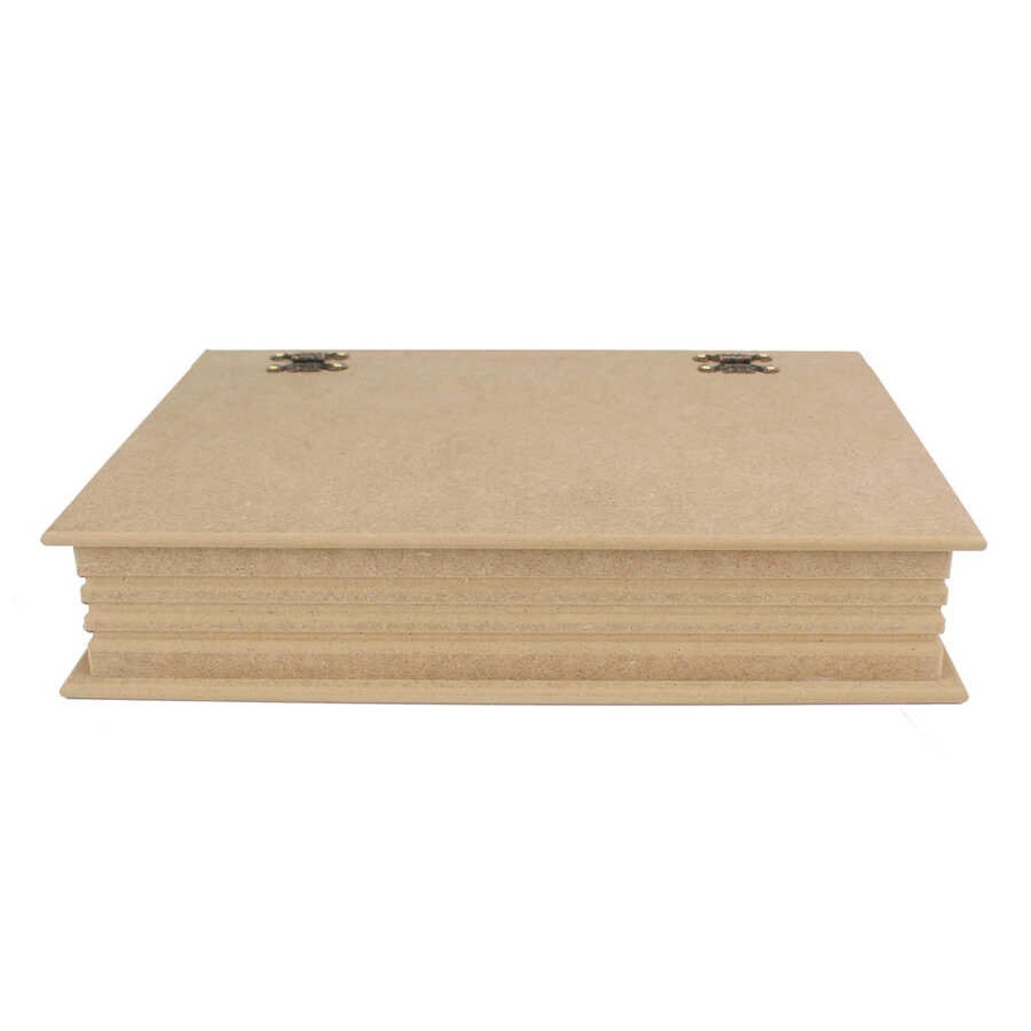 Book Wood Box Unfinished Large Wooden Box Storage Jewelry - Etsy