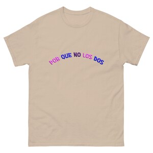 Why Not Both Spanish Balloon Font Bisexual Pride Short Sleeve T-shirt ...