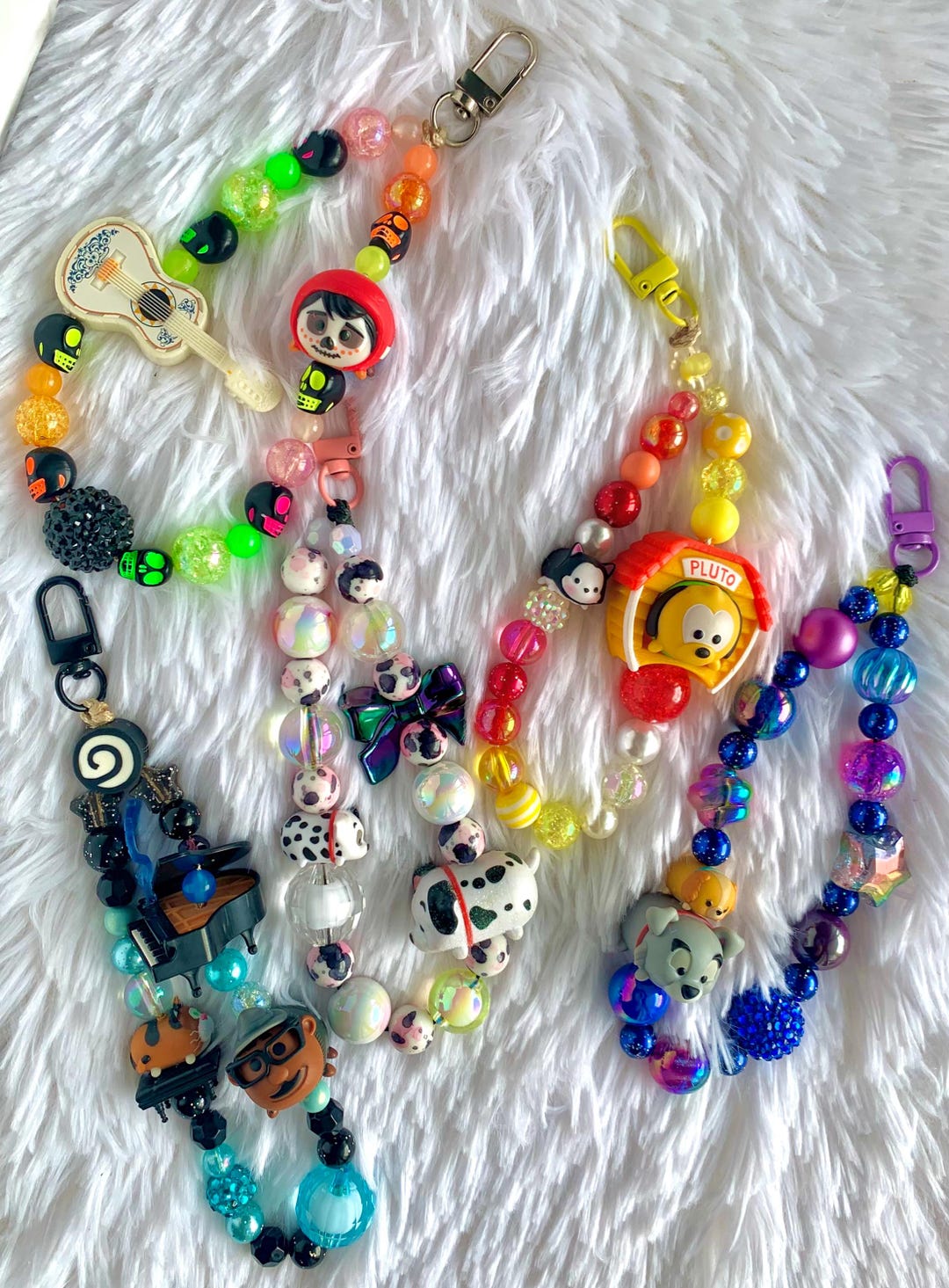 Disney Movie Character Tsum Tsum, Pluto Dog, Soul Piano and Coco Miguel ...