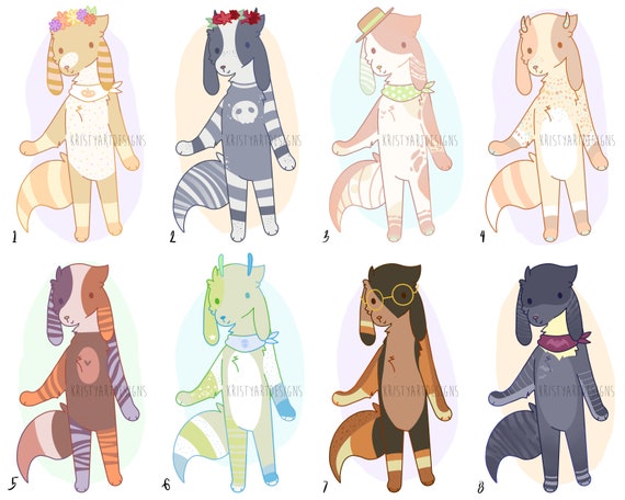Fall Themed Furry Adopts - Etsy