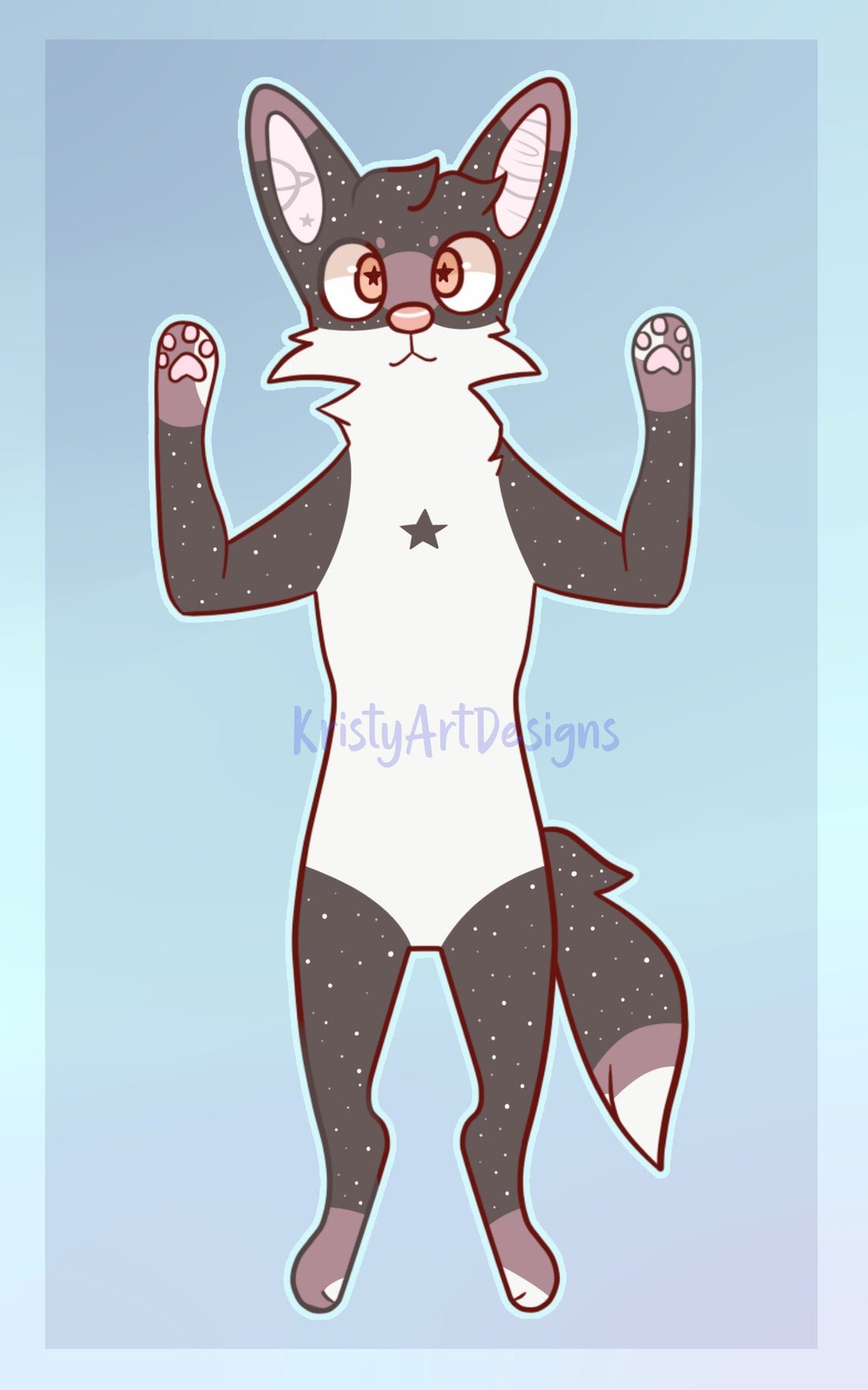 Starry Fursona Character Adopt - Etsy