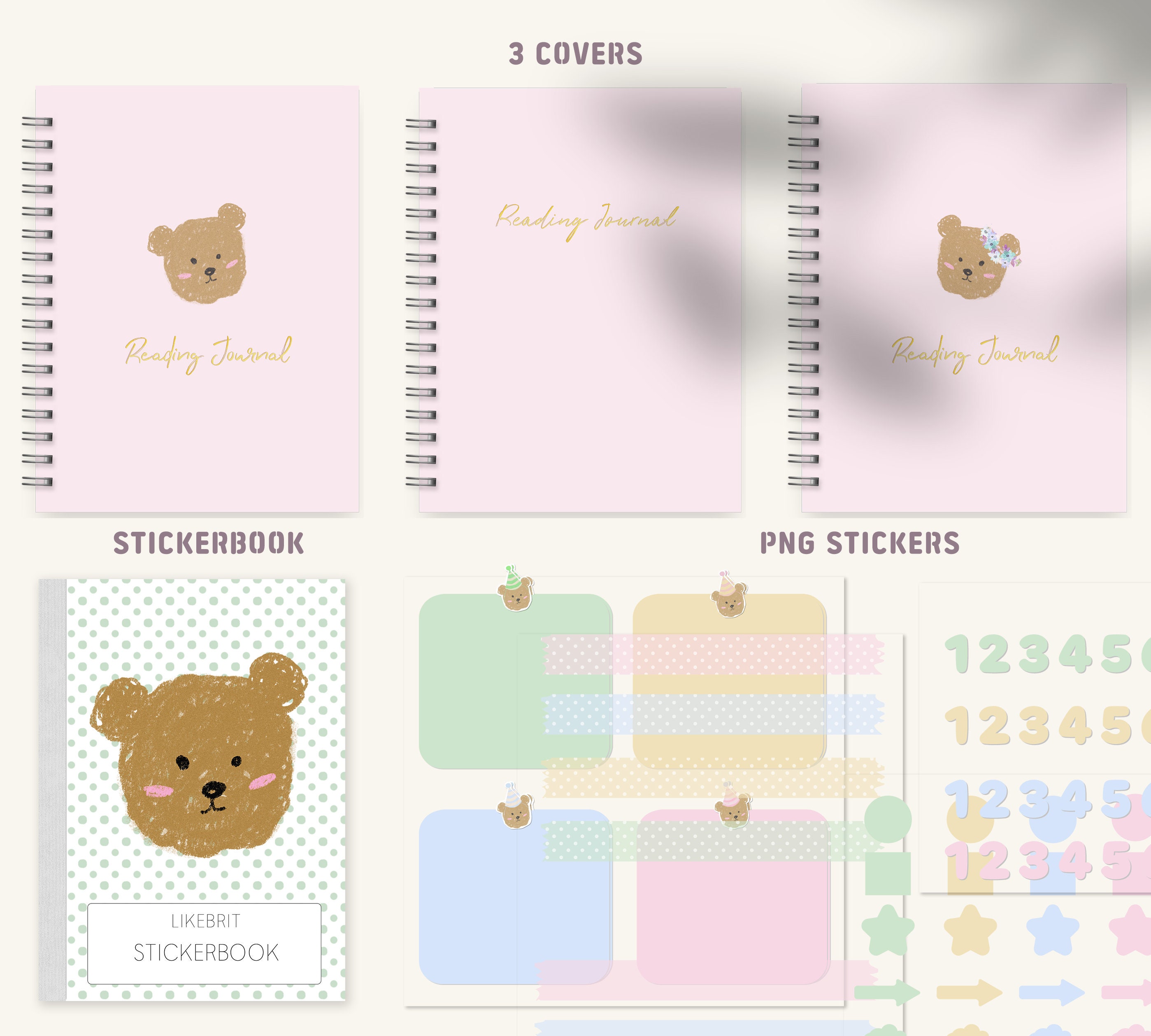 Reading Journal Template Goodnotes Free