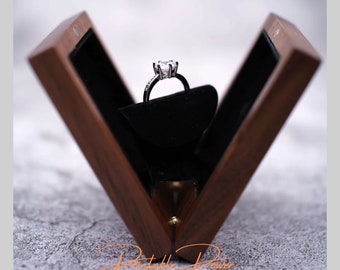 Thin Proposal Ring Box - Etsy