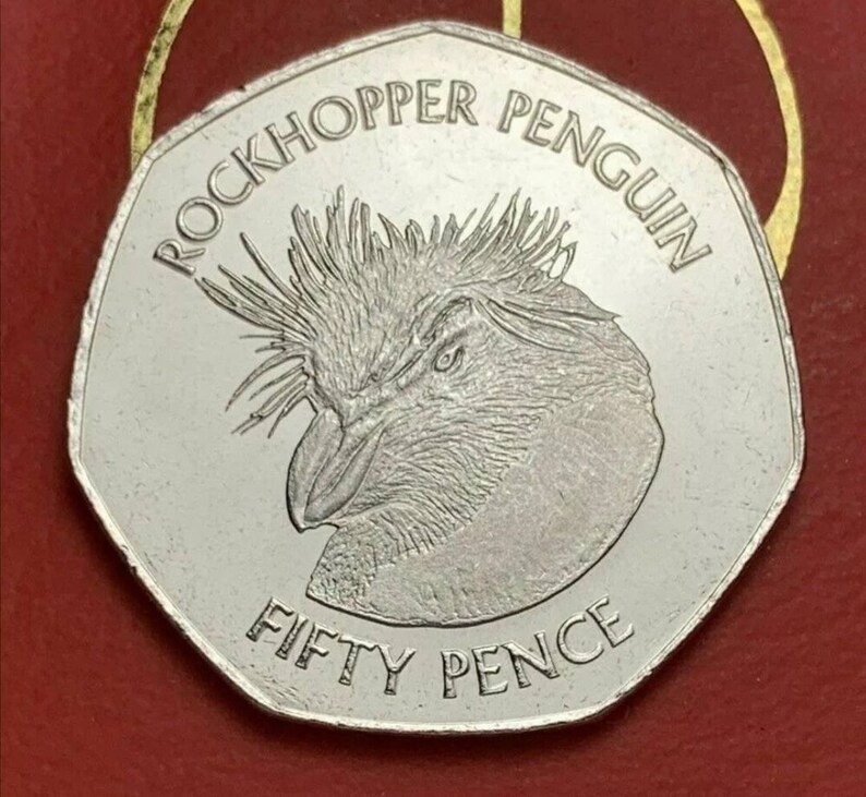 50p 2018 Rockhopper Penguin 50p Fifty Pence Coin UNCIRCULATED | Etsy