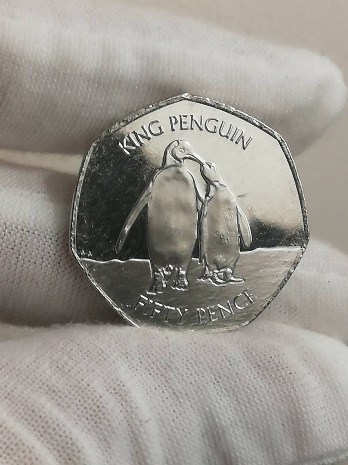King Penguin Falkland 50p Fifty Pence Coin 2020 in | Etsy