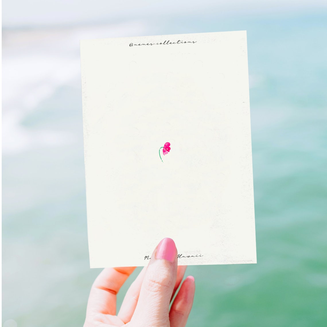 Tropical Baby Feet Greeting Card - Etsy