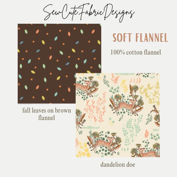 Fall Flannel Fabric - Etsy