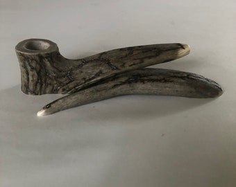 Deer Antler Pipe - Etsy