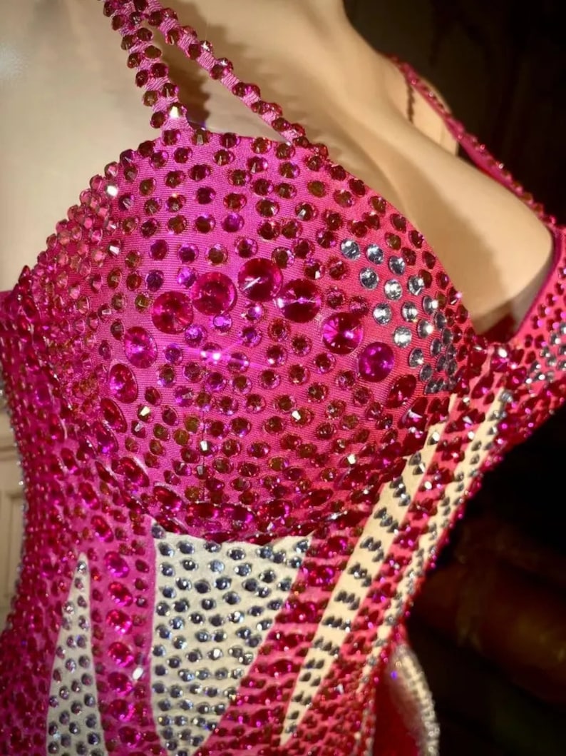 Rose Red Bling Jumpsuit - Etsy