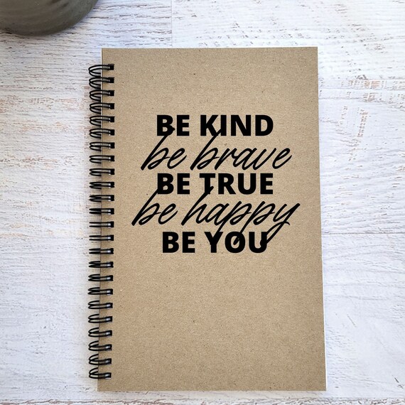Positive Quote Notebook Spiral Journal Hardcover 8.5 X 5.5 - Etsy