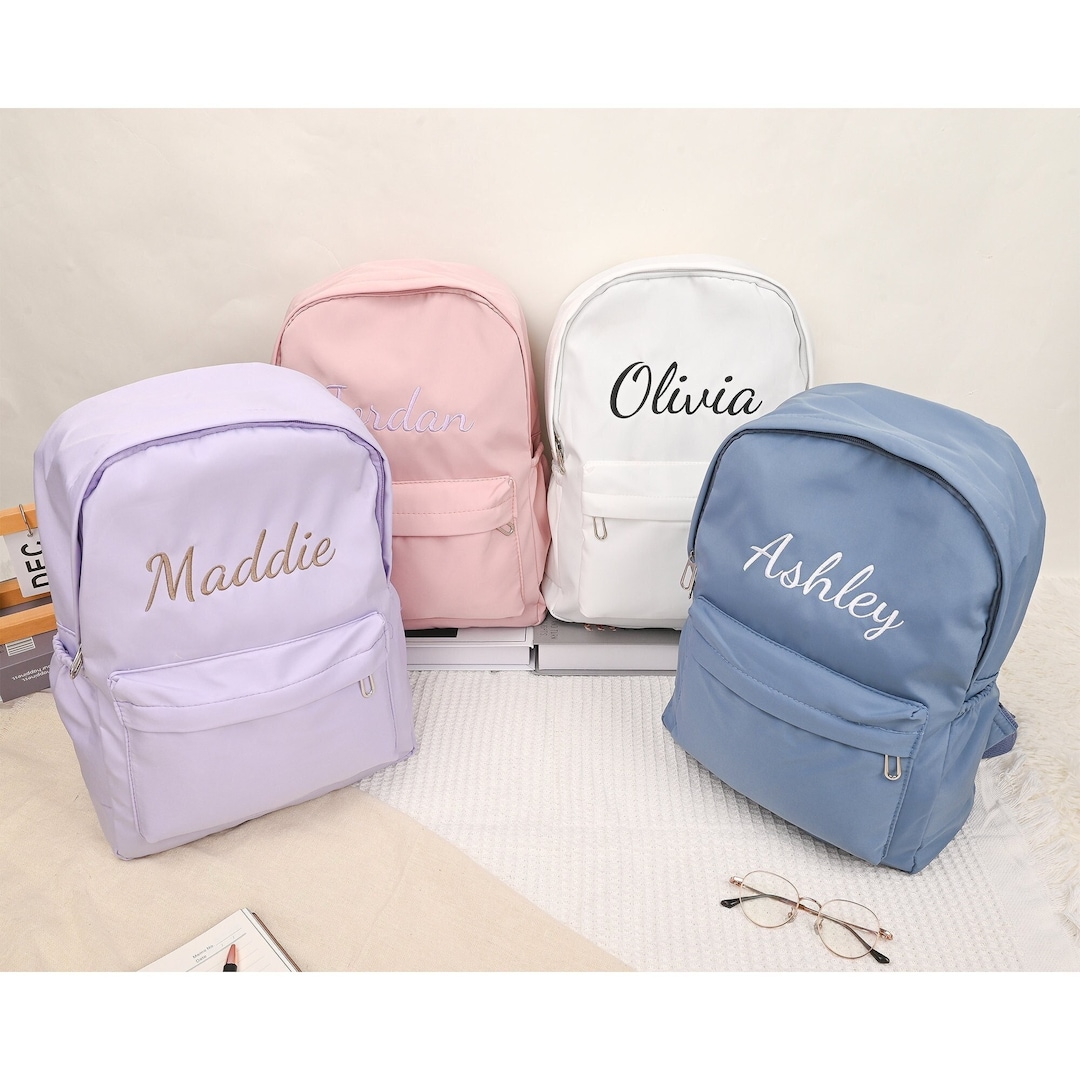 Custom Kids Backpack, Toddler Backpack With Embroidery Name, Back to ...