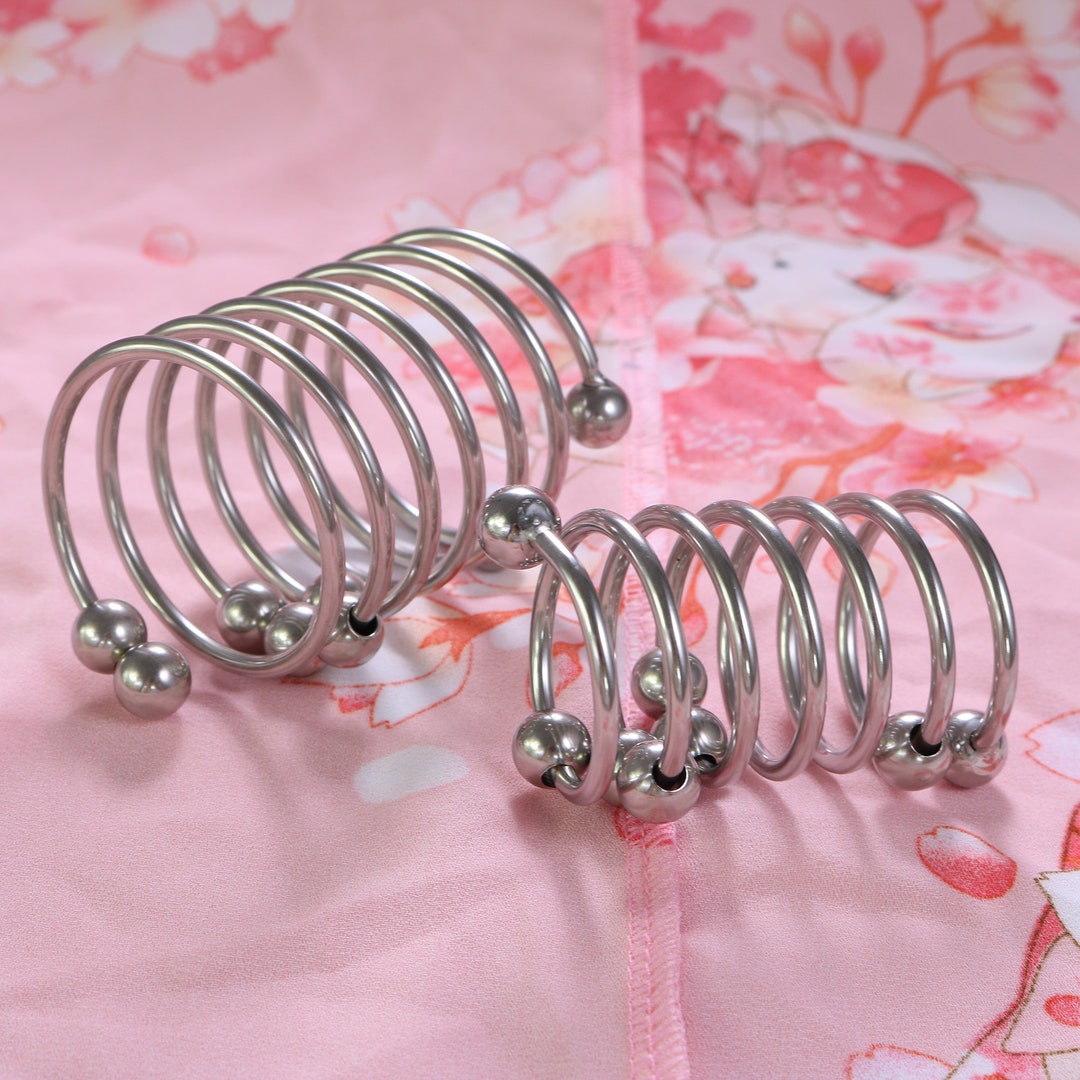 6-sizes-stainless-steel-penis-ring-with-beaded-rotary-etsy