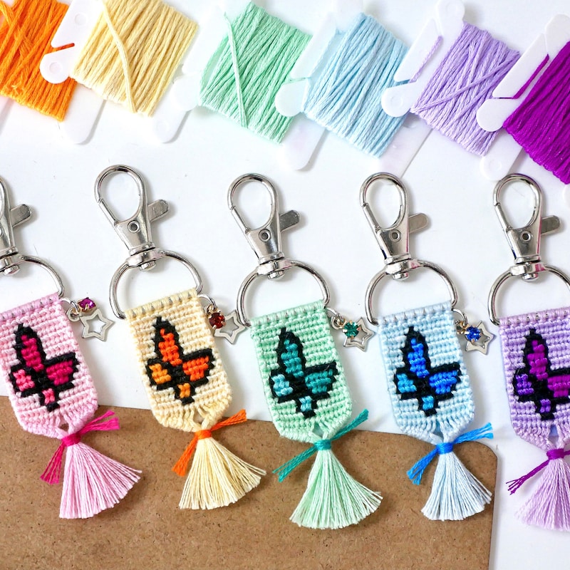 Butterfly Keychain - Etsy