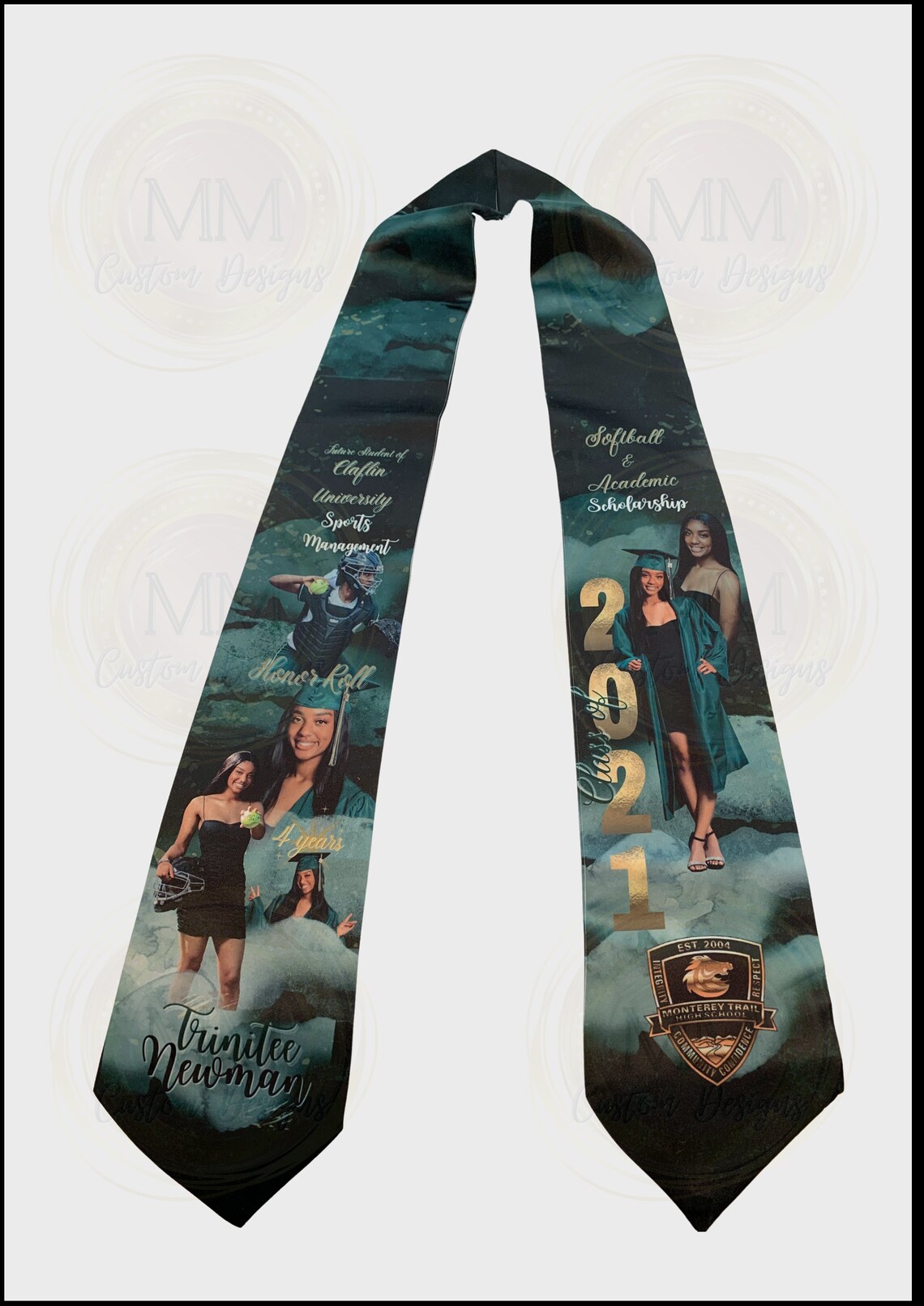 Custom Graduation Stole/sash Class of 2023 Graduation Stole - Etsy