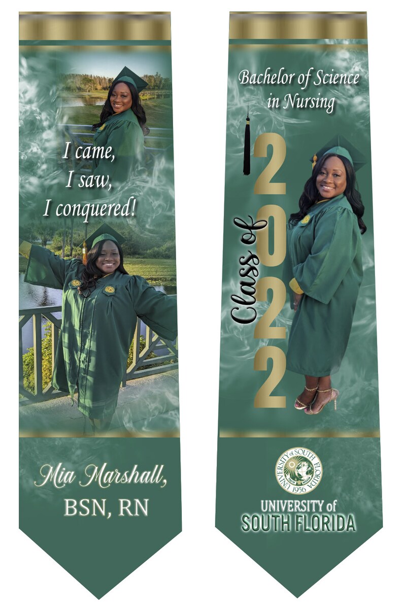 Custom Graduation Stole/sash Class of 2023 Graduation Stole - Etsy