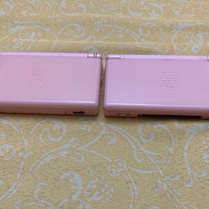 Two Vintage Pink Nintendo DS Lite Consoles With Charger - Etsy