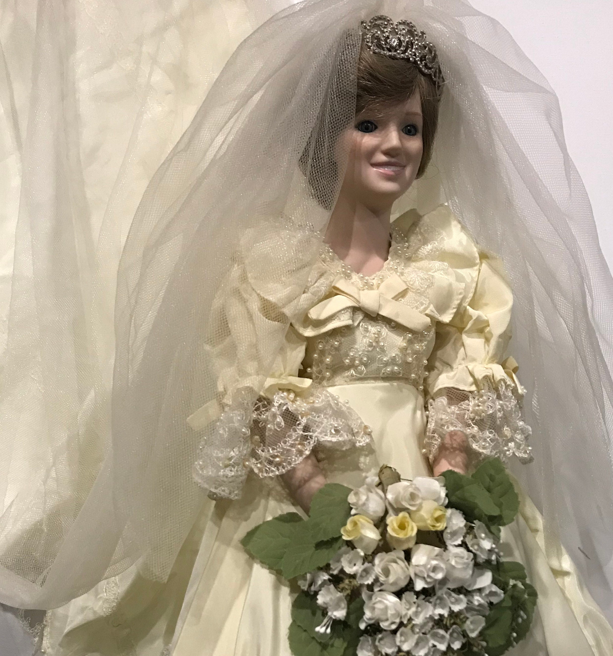 Princess Diana Porcelain Bride Doll Danbury Mint | Etsy