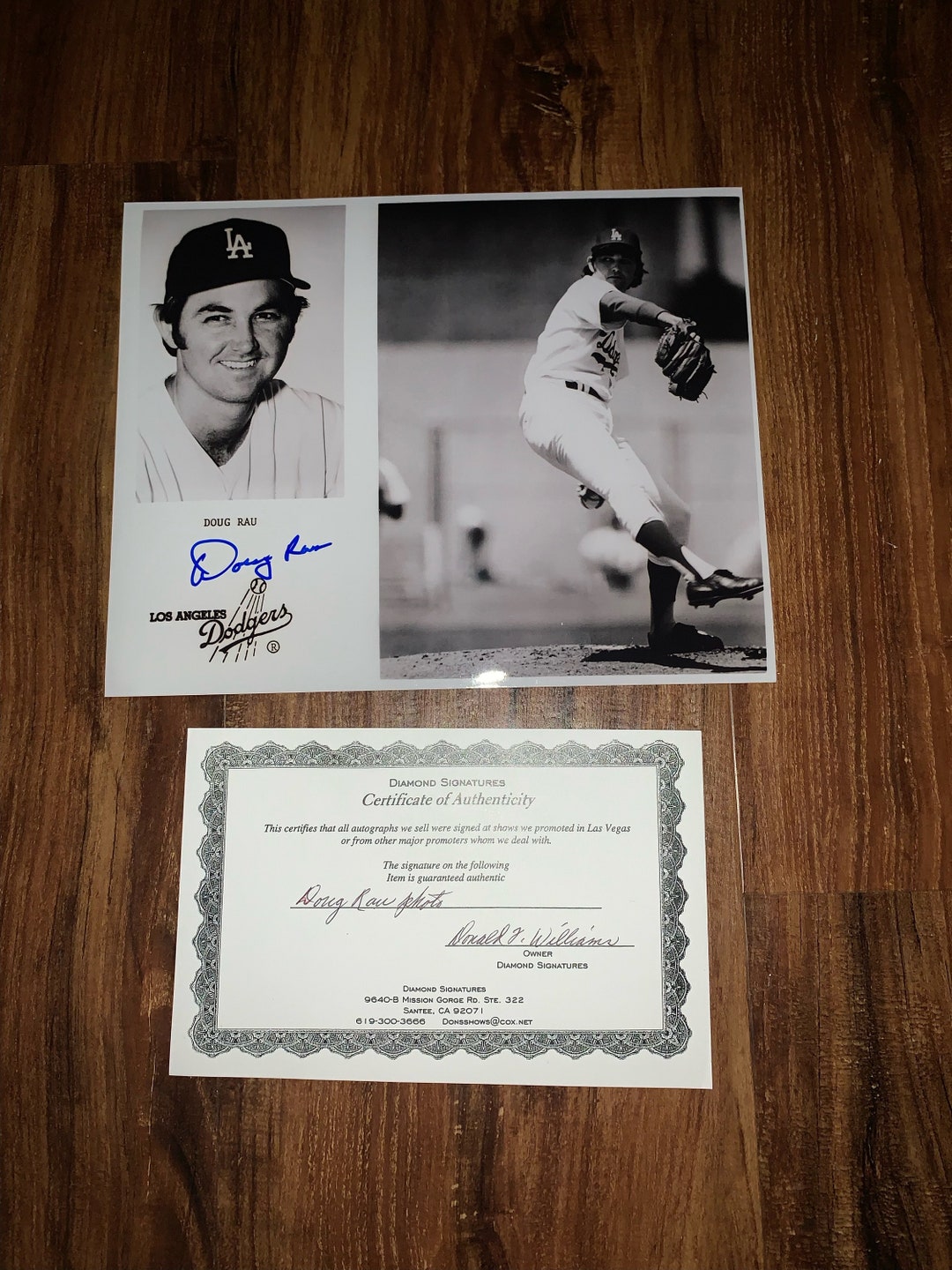 Doug Rau Photo Authenticity of COA - Etsy