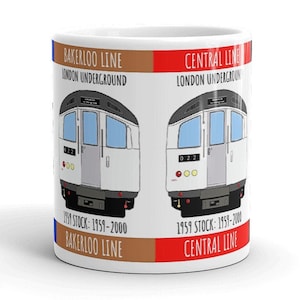 London Underground 1959 Stock Tube Train Bakerloo Central Northern and ...