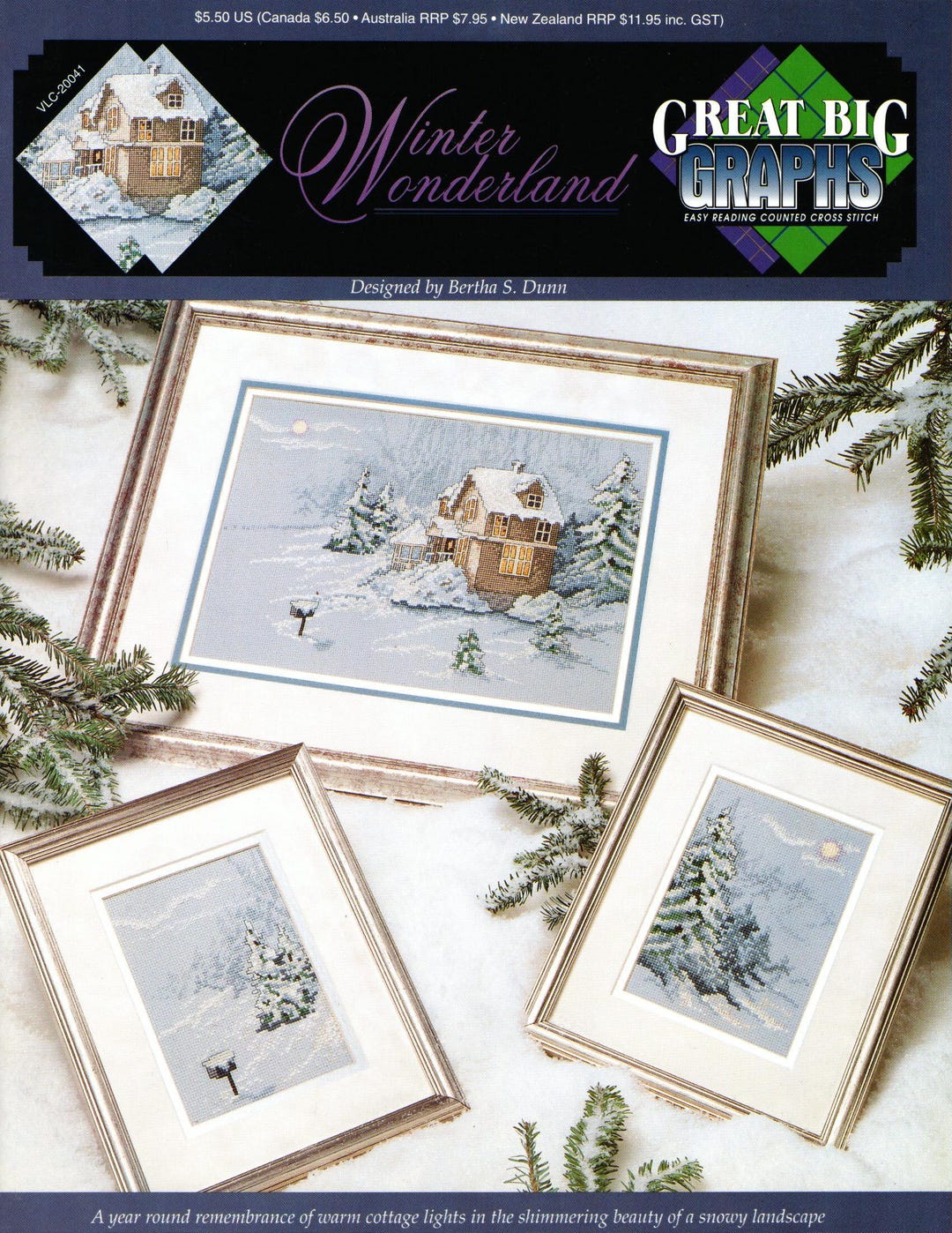 Winter Wonderland Cross Stitch Pattern Booklet Great Big Graphs - Etsy