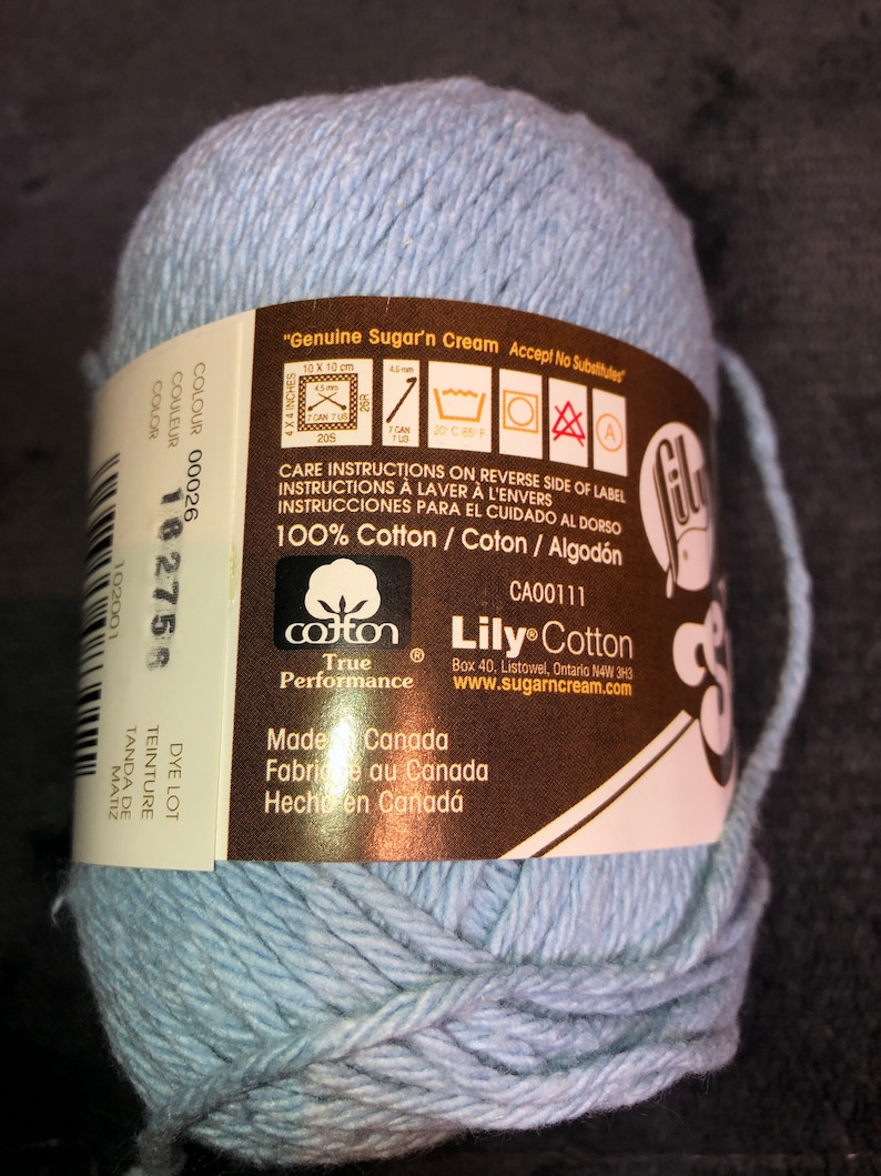 Lily the Original Sugar N Cream Yarn PF - Etsy