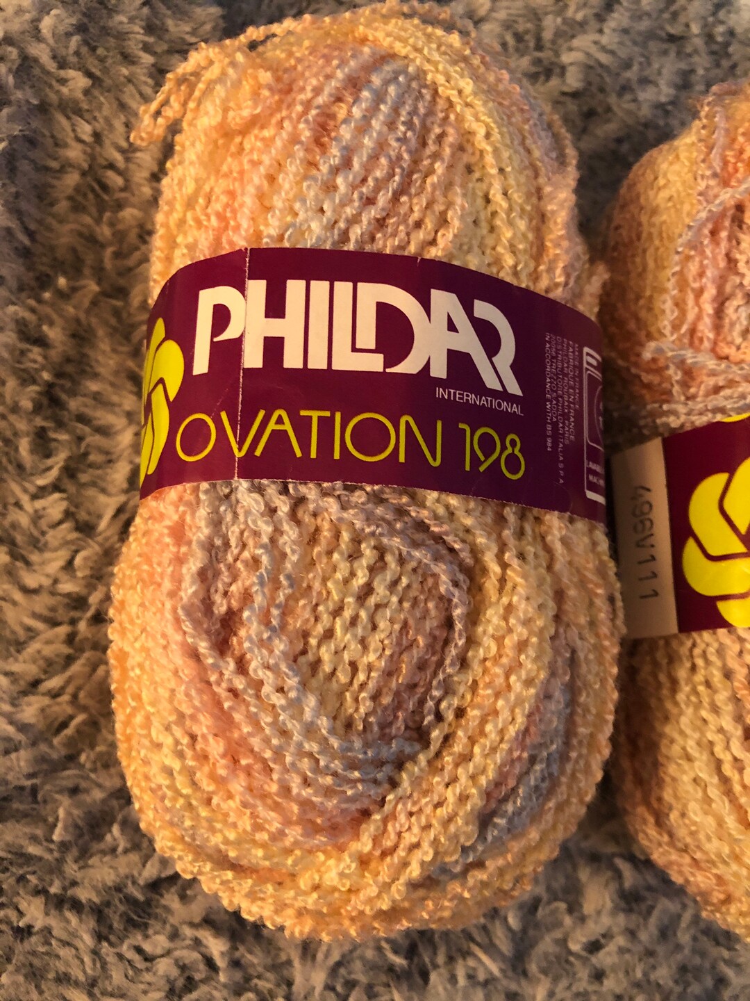 Phildar Ovation 198 Variegated Pastel Yarn - Etsy