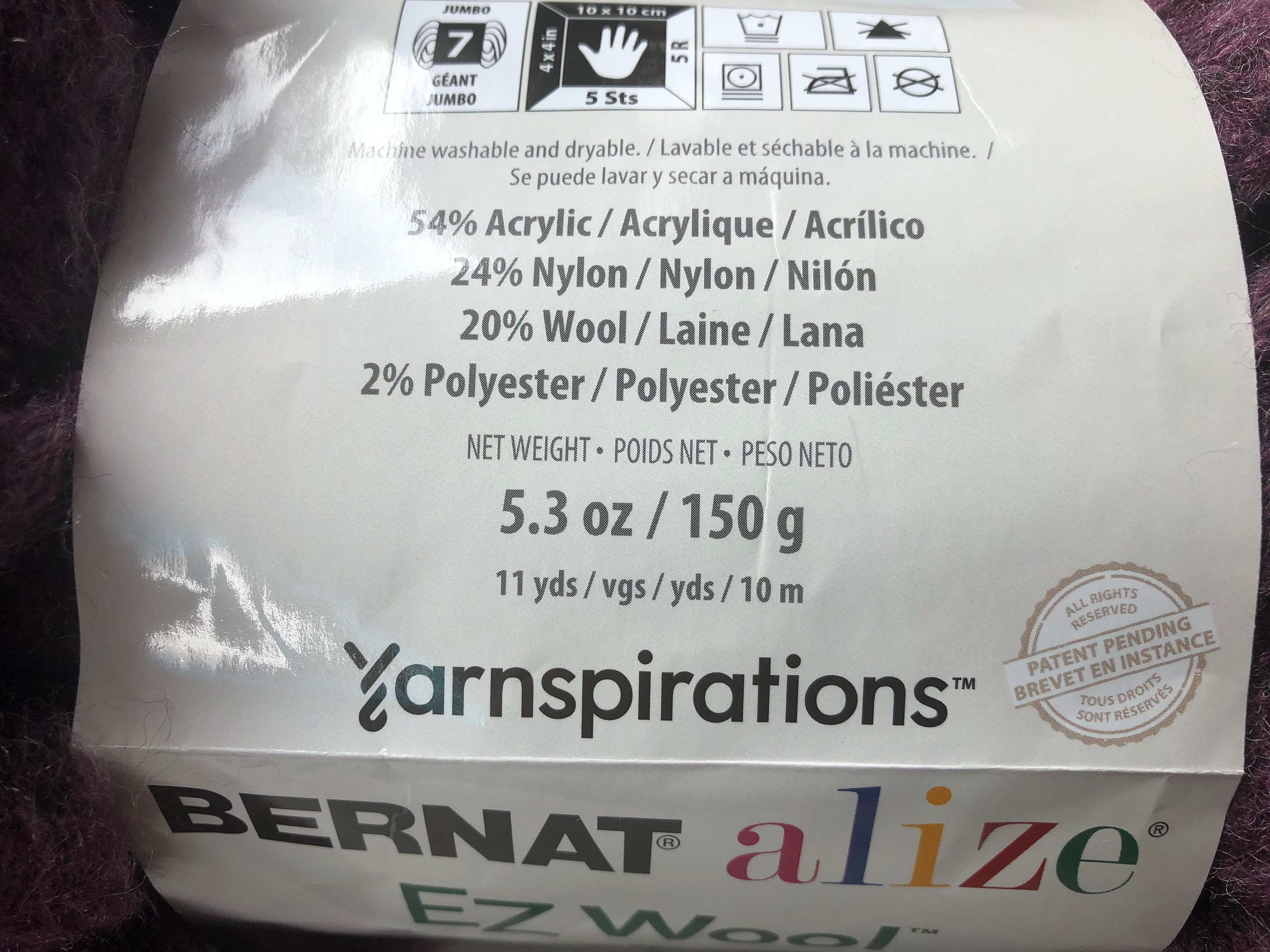 Bernat Alize EZ Wool Yarnspirations Loop Yarn - Etsy