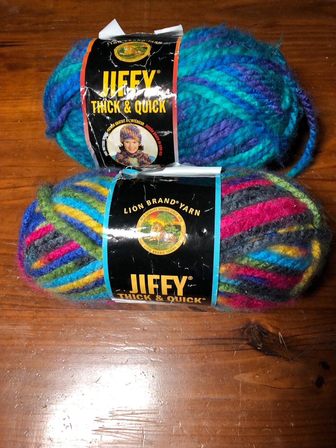 Jiffy Thick & Quick Lion Brand Yarn Mohair Look - Etsy