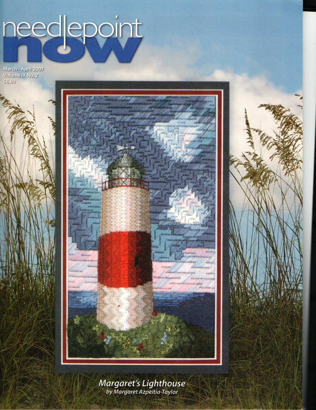 Needlepoint Now Magazine Lighthouse Cover March April 2007 - Etsy