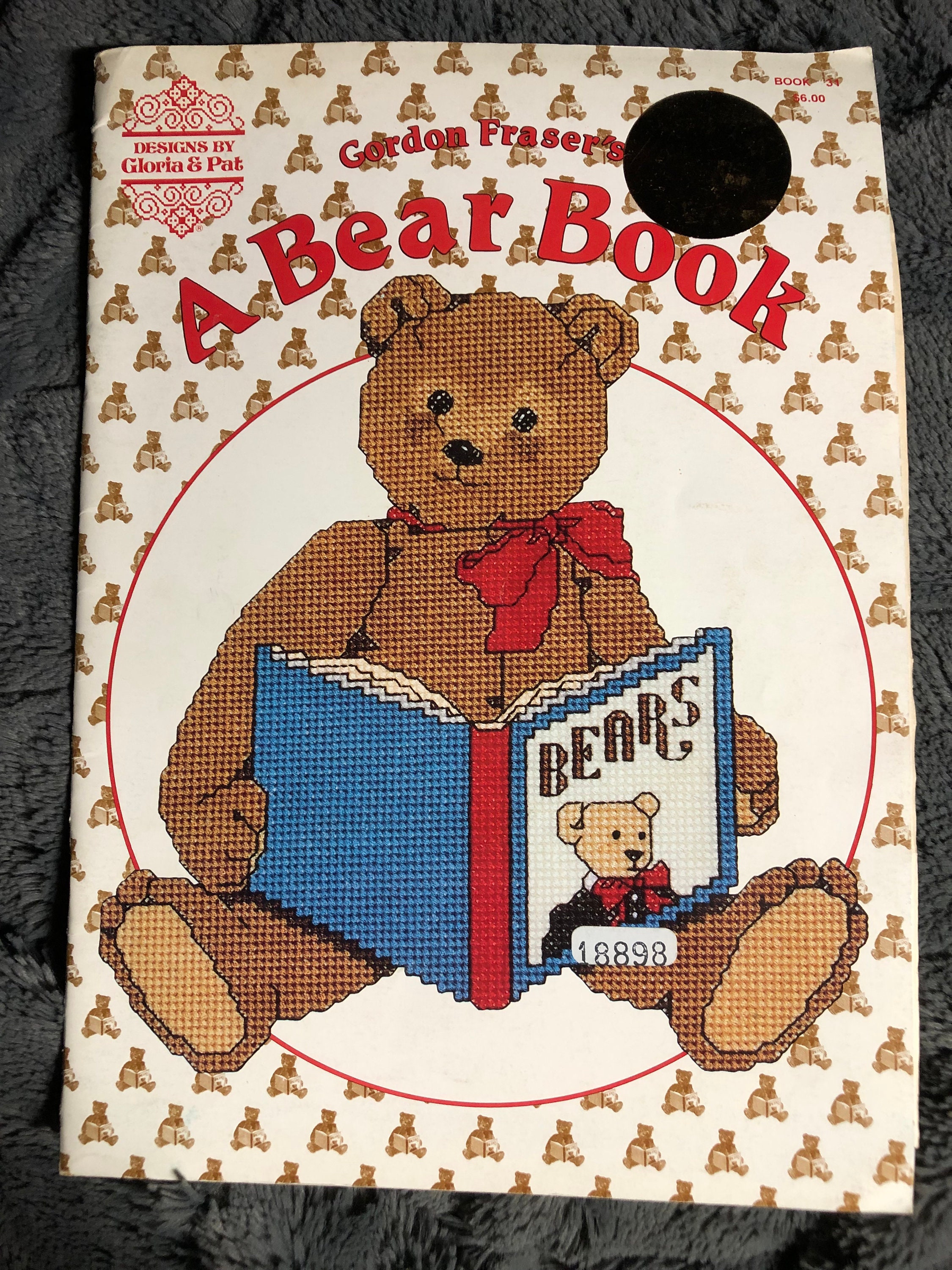 Gordon Fraser’s A Bear Book Cross Stitch Patten Book - Etsy