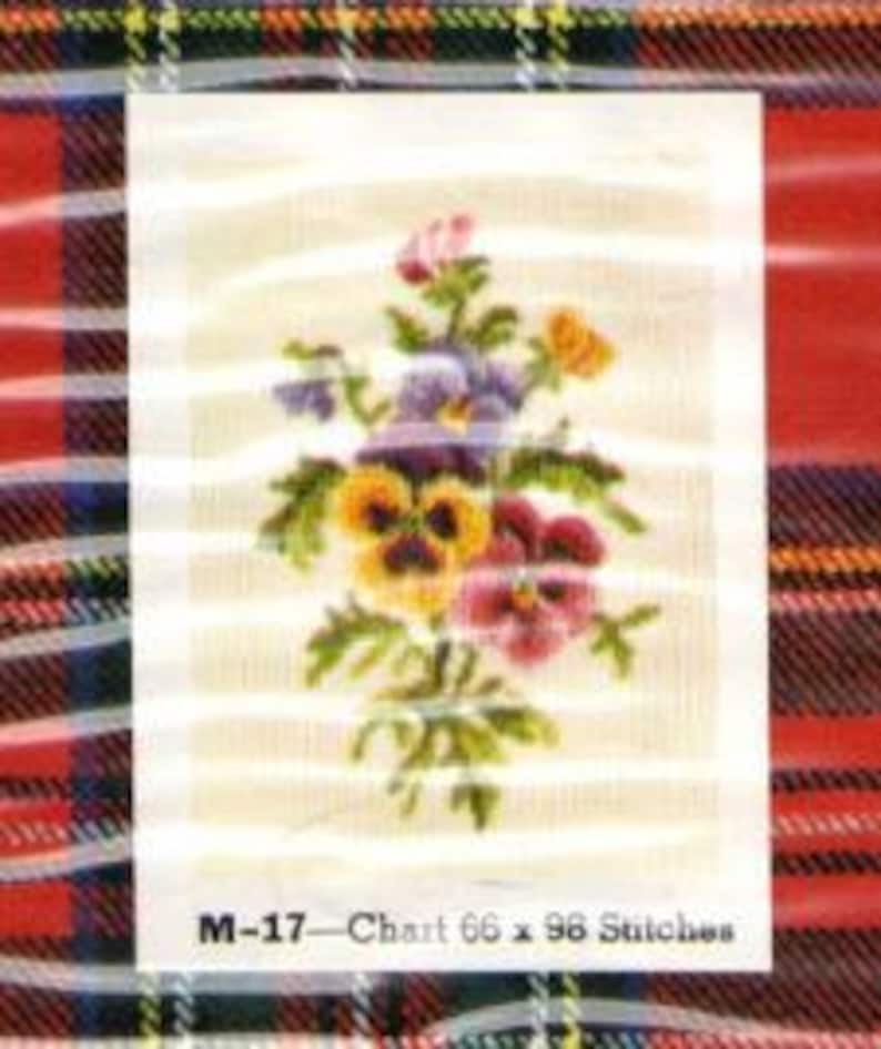 Jean Mcintosh Needlework Chart Pansies Pattern Only - Etsy