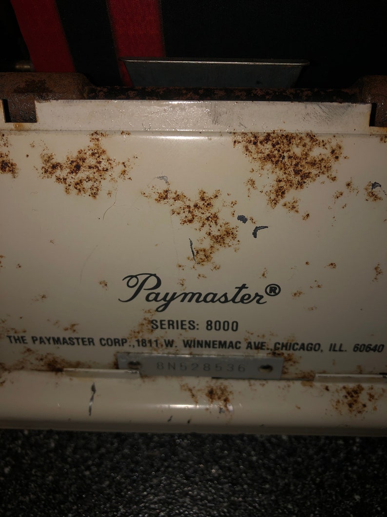 Paymaster Series 8000 Made in Chicago Illinois Circa 1917 - Etsy
