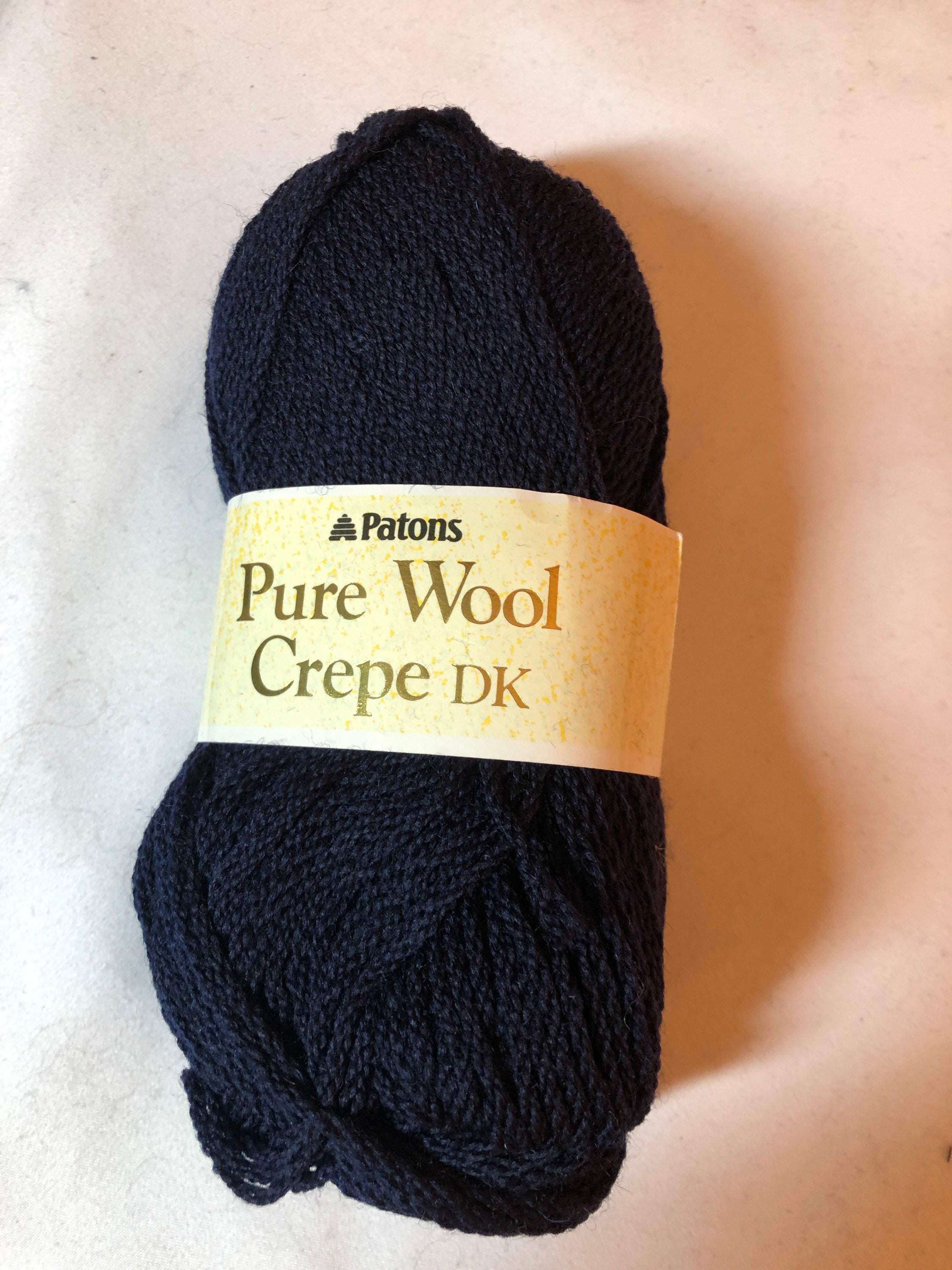 Patons Pure Wool Crepe Dk Vintage Yarn - Etsy