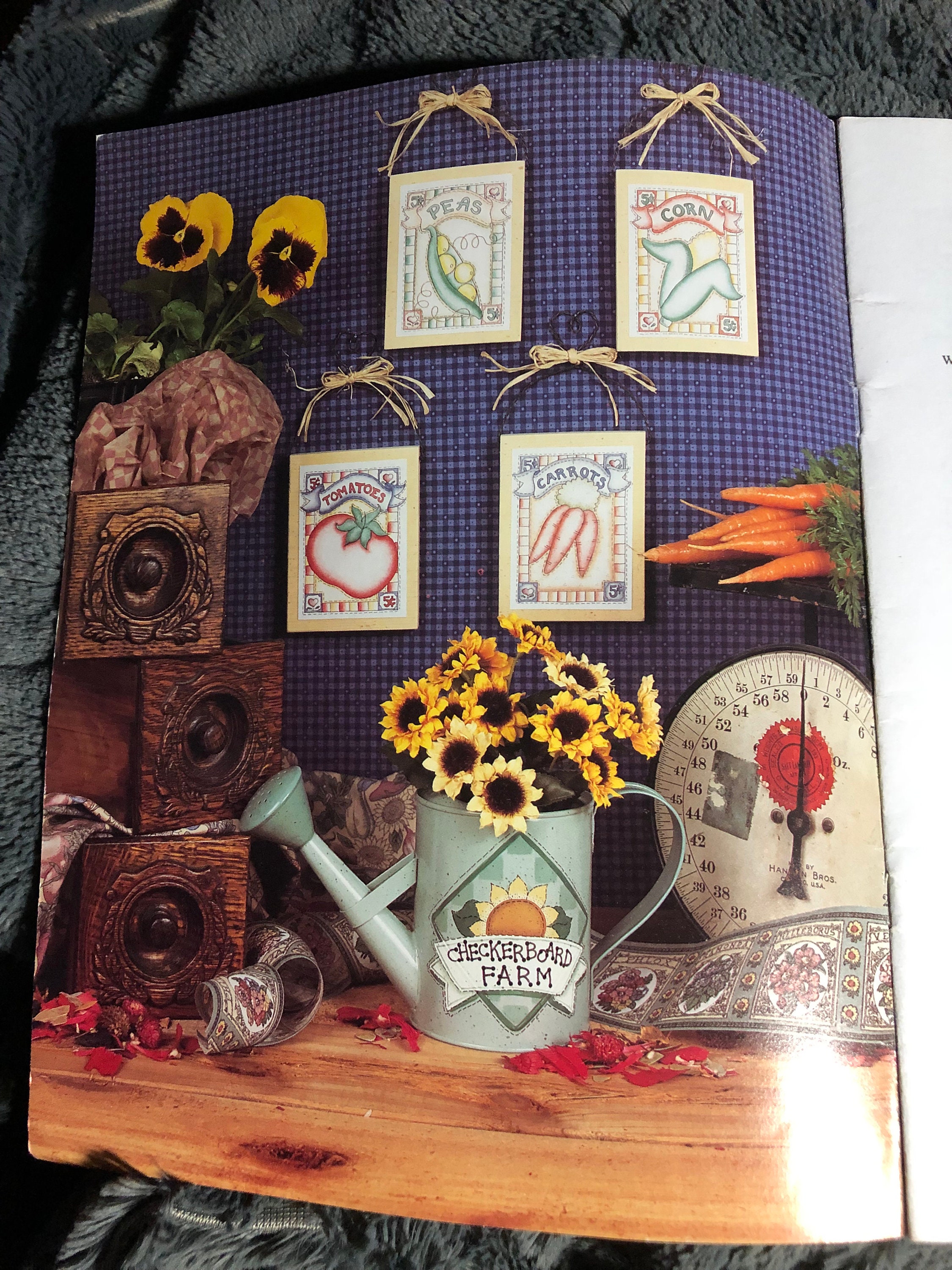 Checkerboard Farm Decorative Templates Booklet - Etsy