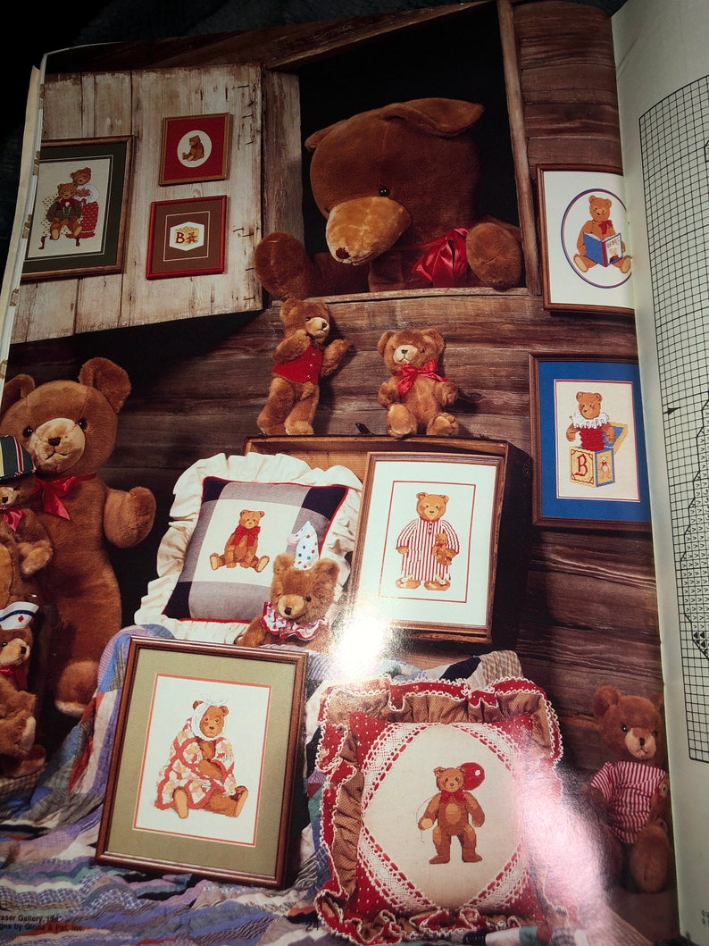 Gordon Fraser’s A Bear Book Cross Stitch Patten Book - Etsy