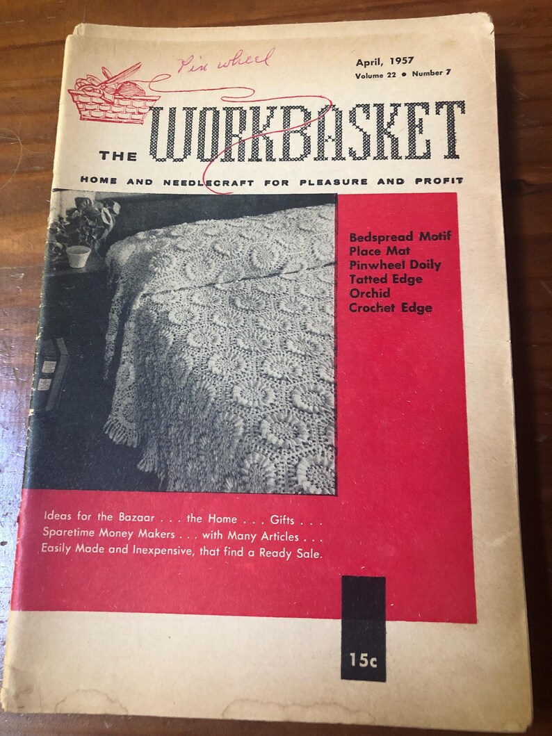 The Work. Basket Magazine 1957 - Etsy