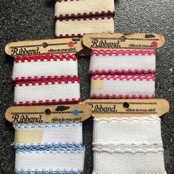 Ribband Cross Stitch - Etsy