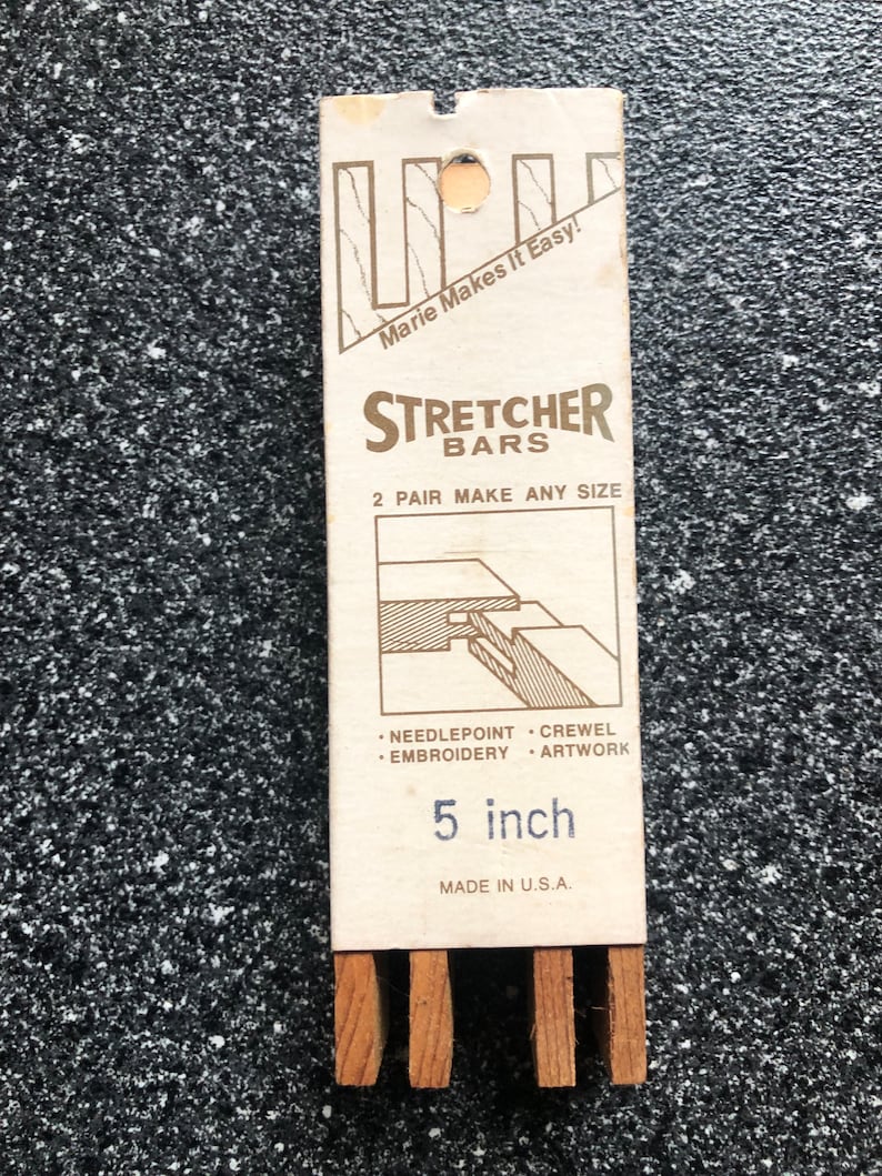 Stretcher Bars 2 Pair Cross Stitch Needlepoint Embroidery Crewel ...