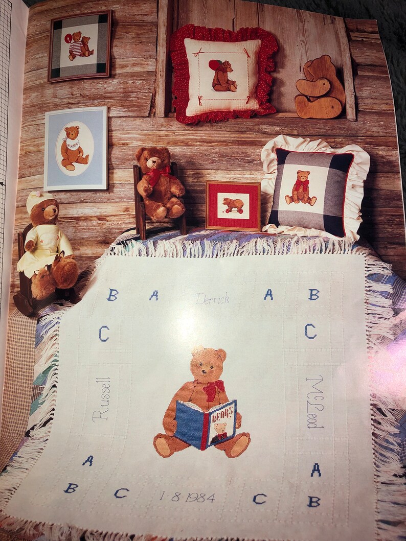 Gordon Fraser’s A Bear Book Cross Stitch Patten Book - Etsy