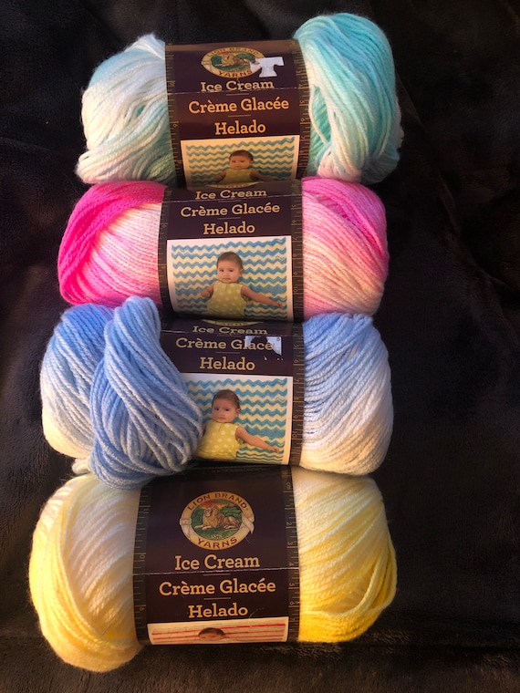 Ice Cream Lion Brand Yarn PF - Etsy