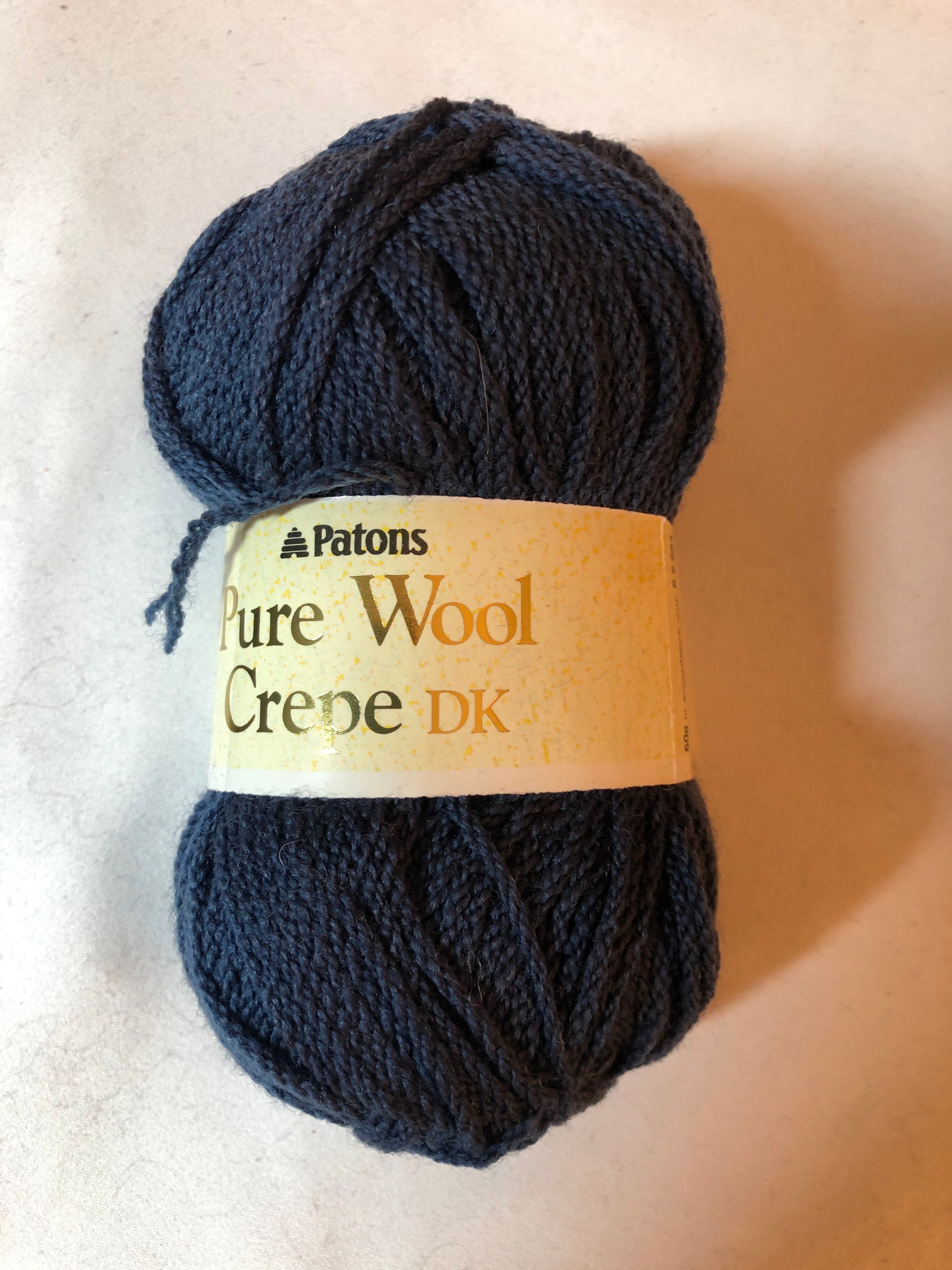 Patons Pure Wool Crepe Dk Vintage Yarn - Etsy