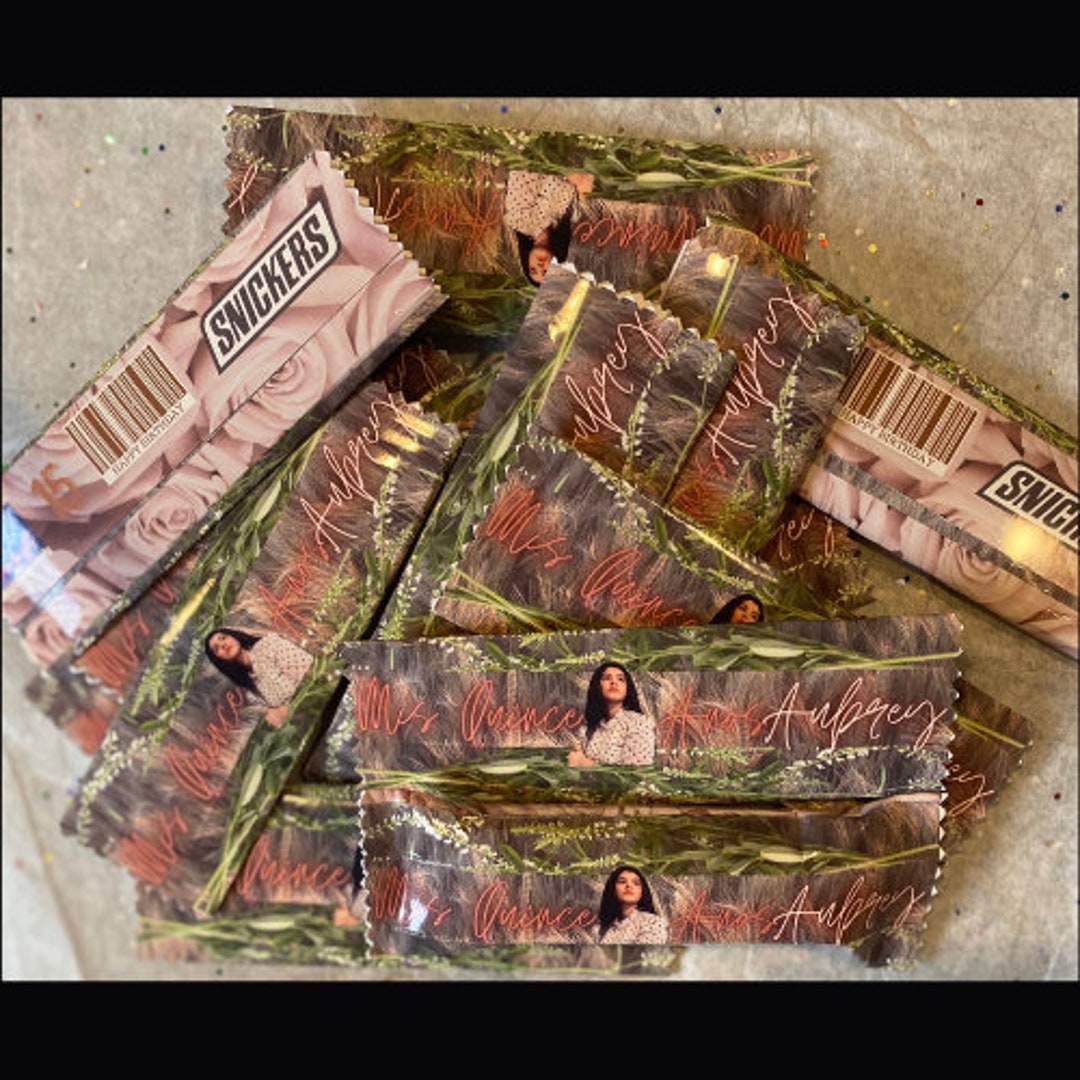 Personalized Candy Wrapper Chocolate Bar Customize Name - Etsy
